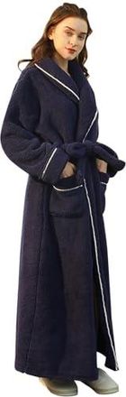 Generic Robe de chambre pour femme - Confortable - Doux et confortable - Vêtement dintérieur chaud pour la maison, la chambre à coucher, le spa et lhôtel - Te