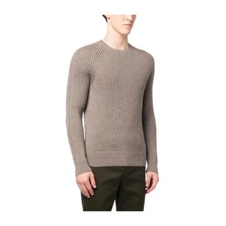 Zanone Rippstrick-Pullover - - Knitwear - Herren - Beige - 2XL