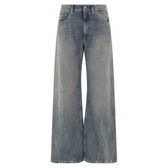 Maison Margiela Wide Leg Jeans - - Jeans - Damen - Blau - W27