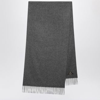 Loro Piana Grande Unita Schal in Grey M&eacute;lange