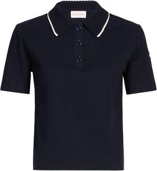 Moncler Polo en maille de coton