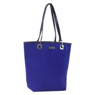 Gucci Pre-owned Nylon Tote Bag - - Pre-owned - Damen - Blau - ONE SIZE