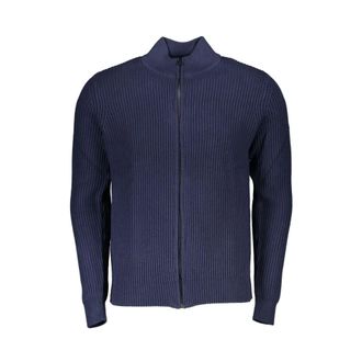 North Sails Blaue Baumwolle Herren Strickjacke - - Knitwear - Herren - Blau - XL