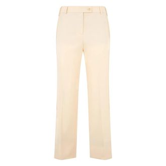 Moschino Straight Leg Hose - - Trousers - Damen - Beige - S