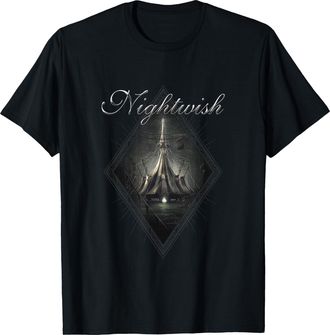 Nightwish Imaginaerum (Albumcover + Logo) T-Shirt Schwarz Unisex Klein EU S