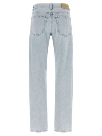 Givenchy Womens Blue Cotton Straight-Leg Jeans Clothing