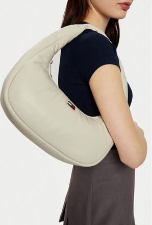 Tommy Jeans Handtasche Tjw Pillow Shoulder Bag AW0AW16977 Beige