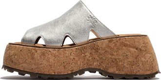 FLY London Fly London Damen CEIR280FLY Sandal, Silver, 38 EU