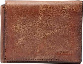 Fossil Brieftasche f&uuml;r M&auml;nner Derrick, 100% Leder Bifold braun 10,16 cm L x 1,9 cm B x 8,3 cm H ML3700200