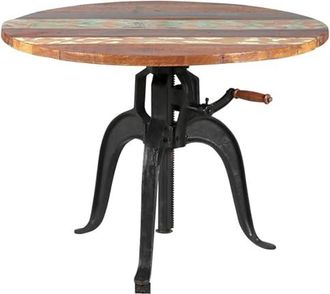 Altobuy Camilla - Table Ronde à Crémaillère