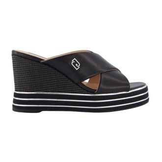 Liu Jo Femme, Chaussures, Noir, Taille: 39 EU Sandales compens&eacute;es Karen 03