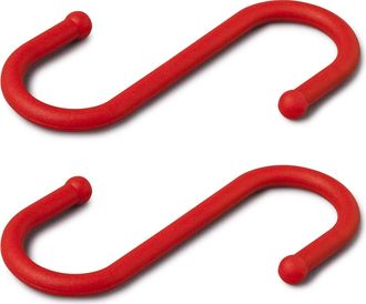 Zeal Haken S-Form, rot, Einheitsgröße