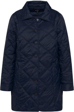 Ulla Popken Steppjacke Steppjacke dekoratives Futter Hemdkragen