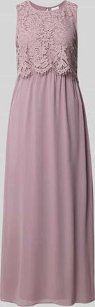 Vila Abendkleid mit Spitze und Rundhalsausschnitt Modell MILINA LACE