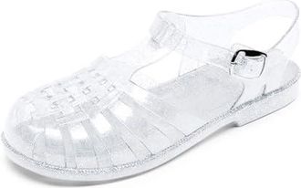 Generic Sandales Femme &Eacute;t&eacute; Confortable Chaussures Sandales Ballerine Jelly Mesh Pour Femmes Design Transparent Id&eacute;ales Pour Les &Eacute;t&eacute;s Chauds