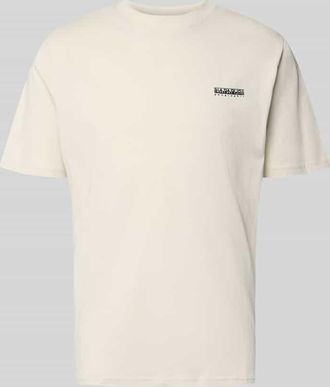 Napapijri T-Shirt mit Logo und Rundhalsausschnitt