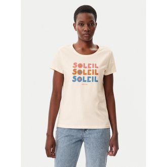 Mustang Jeans Mustang T-Shirt Alma 1016148 Beige Regular Fit