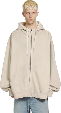 Maison Margiela Numeric Logo Zip-Up Hoodie
