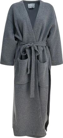 SA SU PHI Mantel mit Gürtel - Grau