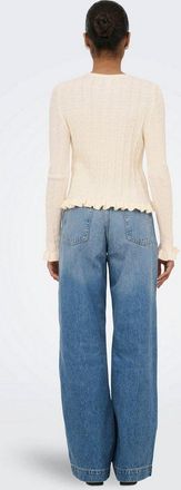 Only Strickjacke ONLibi (1-tlg) R&uuml;schen