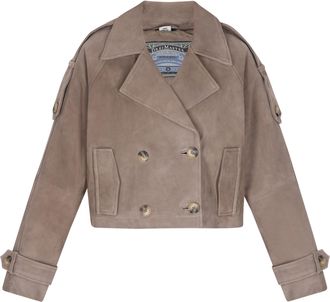 Dreimaster Dreimaster Jacke Frauen taupe grau