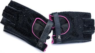 Karl Lagerfeld K/Autograph Strass Fingerlose Handschuhe - - Accessories - unisex - Schwarzk - L