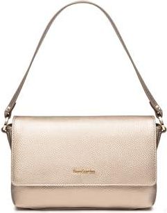 Nero Giardini I544086D Sac à bandoulière pour femme en matériau technique, Platine, Medium