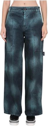 Stella McCartney Femme, Jeans, Multicolore, Taille: W28 Wide Leg Carpenter Jeans