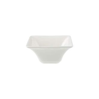 Villeroy & Boch Villeroy und Boch Pi Carr&eacute; Tiefes Sch&auml;lchen, 9 x 9 cm, Premium Porzellan, Wei&szlig;