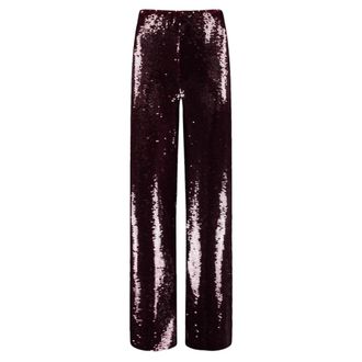 Harper & Yve Tara Wide Hosen - - Trousers - Damen - Rot - L