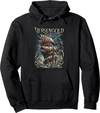 Versengold Unisex Erwachsene Hoodie Schwarz S Mit Kapuze Langarm Klassisch Einfarbig