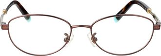 Tiffany & Co. unisex, Accessoires, Brun, Taille: 51 MM Oval Optical Frame