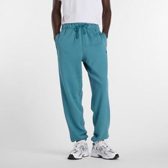 New Balance Herren Athletics French Terry Jogger in Blau, Baumwolle, Gr&ouml;&szlig;e 2XL