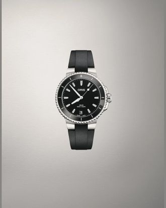 Oris Aquis Date Diamonds 36,5mm Keramik-L&uuml;nette 01 733 7792 4194-07 4 19 64FC