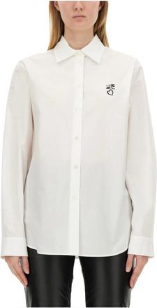 Moschino Femme, Blouses et Chemises, Blanc, Taille: 36 FR Painter Shirt
