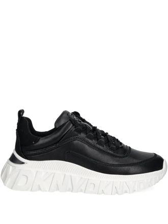 DKNY baskets à fermetures scratch - Noir