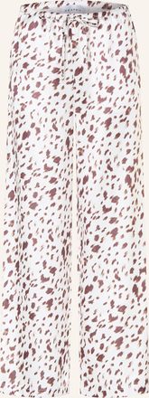 Oh April Oh April Marlenehose Verde Aus Satin beige