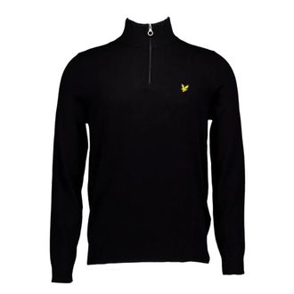 Lyle & Scott Herren, Strickwaren, Schwarzk, LGr&ouml;&szlig;e