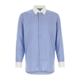 Tom Ford Besticktes Seidenhemd - - Shirts - Herren - Blau - M