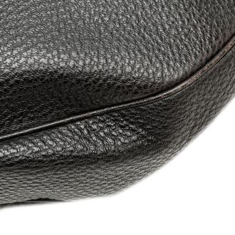 Gucci Hobo Bags - Pebbled Calfskin Bamboo Ring Hobo - Gr. unisize - in Schwarz - f&uuml;r Damen