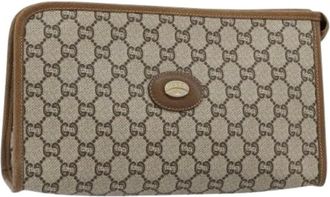 Gucci Sac pochette vintage Pre-owned - Femme - Pre-owned - Beige - Taille: ONE Size