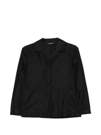Max Mara Womens Blazer Nina Black Cotton Jacket