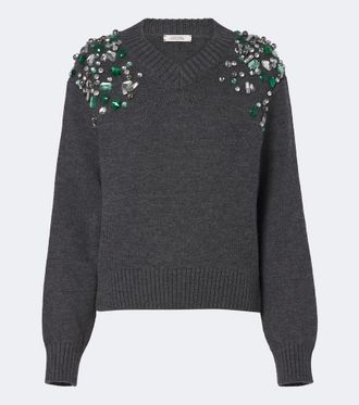 Dorothee Schumacher Verzierter Pullover Coolness aus Schurwolle