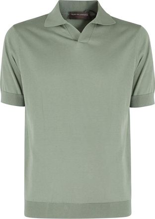 FILIPPO DE LAURENTIIS Homme, Tops, Vert, Taille: XL Polo Skipper
