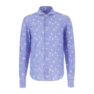 4funkyflavours Milanofra113 24 - Homme - Chemises - Bleu - Taille: M