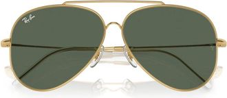 Ray-Ban unisex, Accessoires, Jaune, Taille: 59 MM Reverse Lunettes de soleil