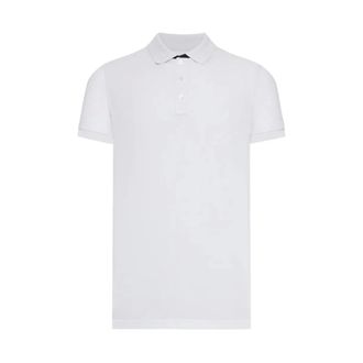 Fay Homme, Tops, Blanc, Taille: XL Polo DB Collar Piquet