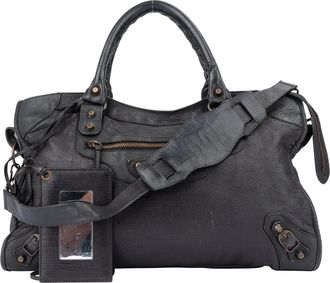 Balenciaga Crossbody Bags - Balenciaga Black Leather Limited Fyrst 10th Annive - Gr. unisize - in Bunt - f&uuml;r Damen
