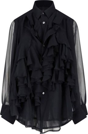 Comme Des Gar&ccedil;ons Ruffled Shirt