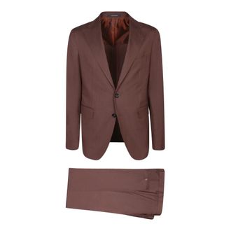 Tagliatore Luxuri&ouml;ser brauner Anzug - - Suits - Herren - Braun - 2XL
